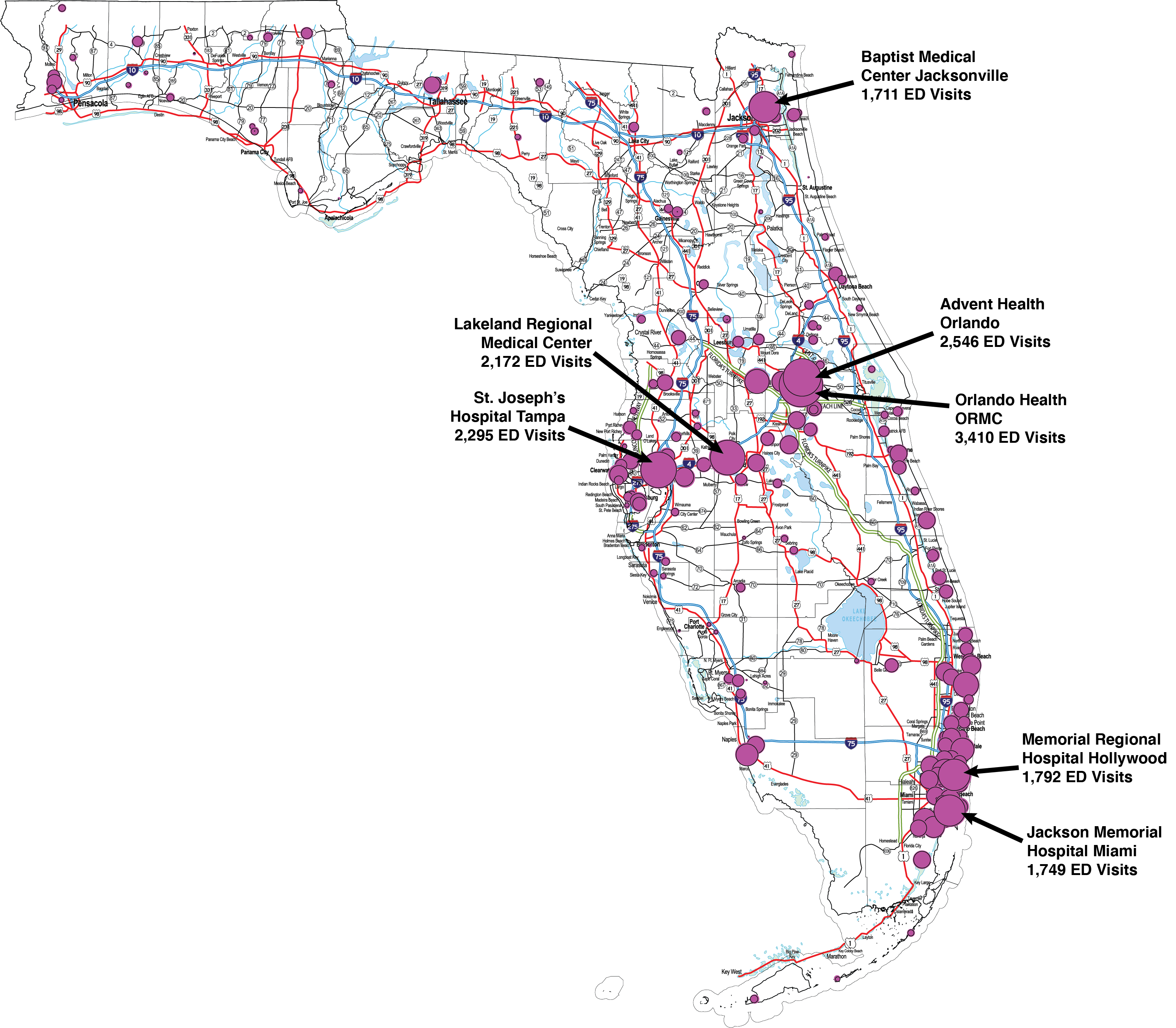Omicron in Florida: Hospital Emergency Department Visits Track COVID-19 ...